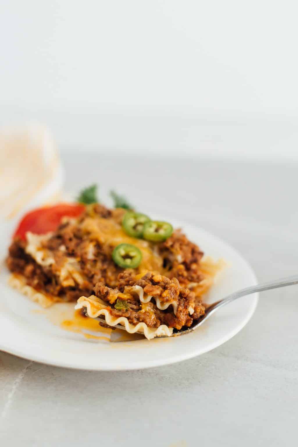 Mexican Lasagna Recipe with Beef - Happy Homeschool Nest