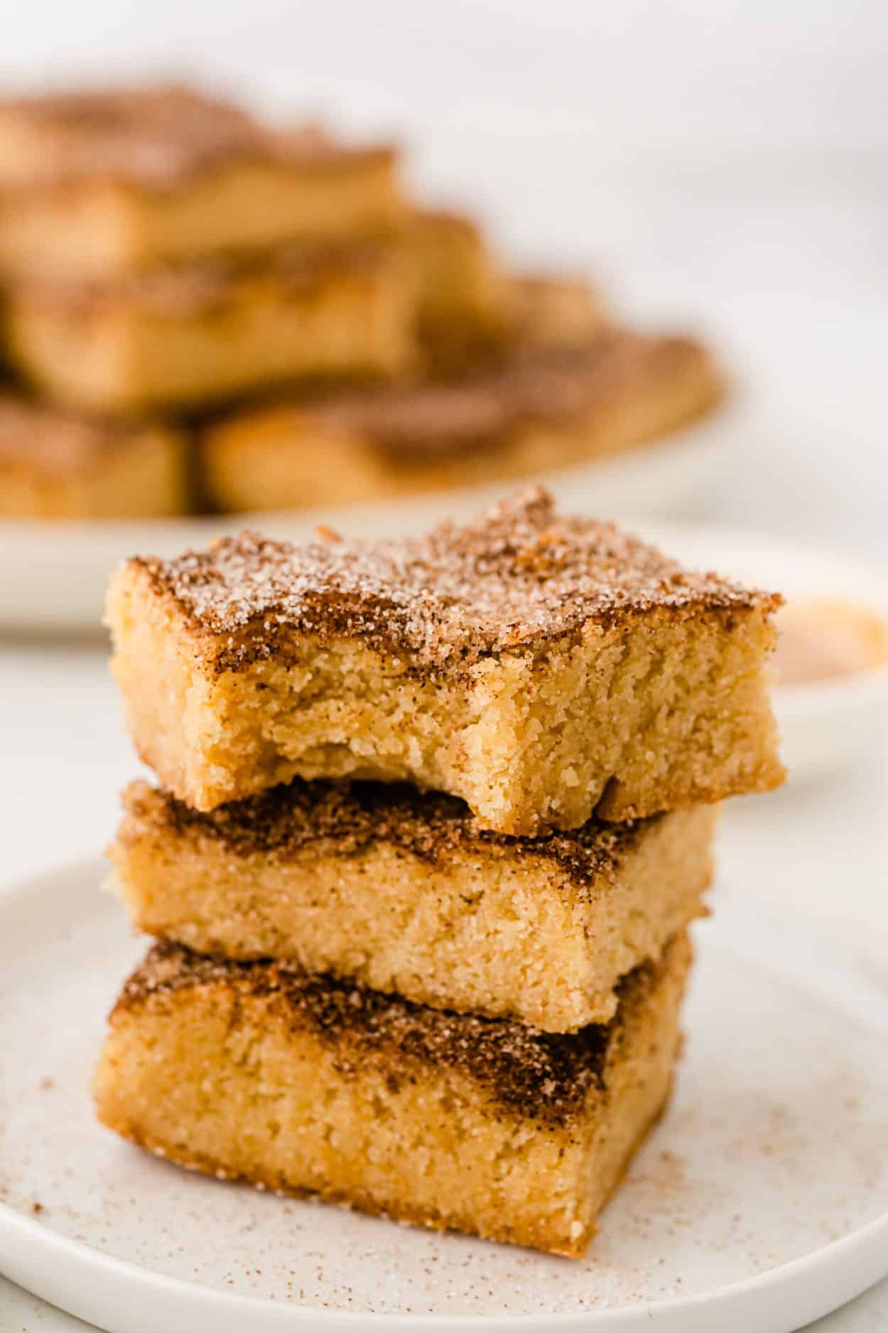 Chewy Snickerdoodle Bars - Happy Homeschool Nest